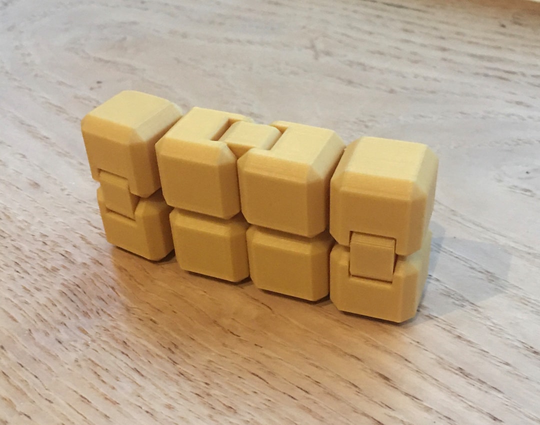 Endless Fidget Cube - 3D Printed Stress Relief Spinner Toy - Etsy UK