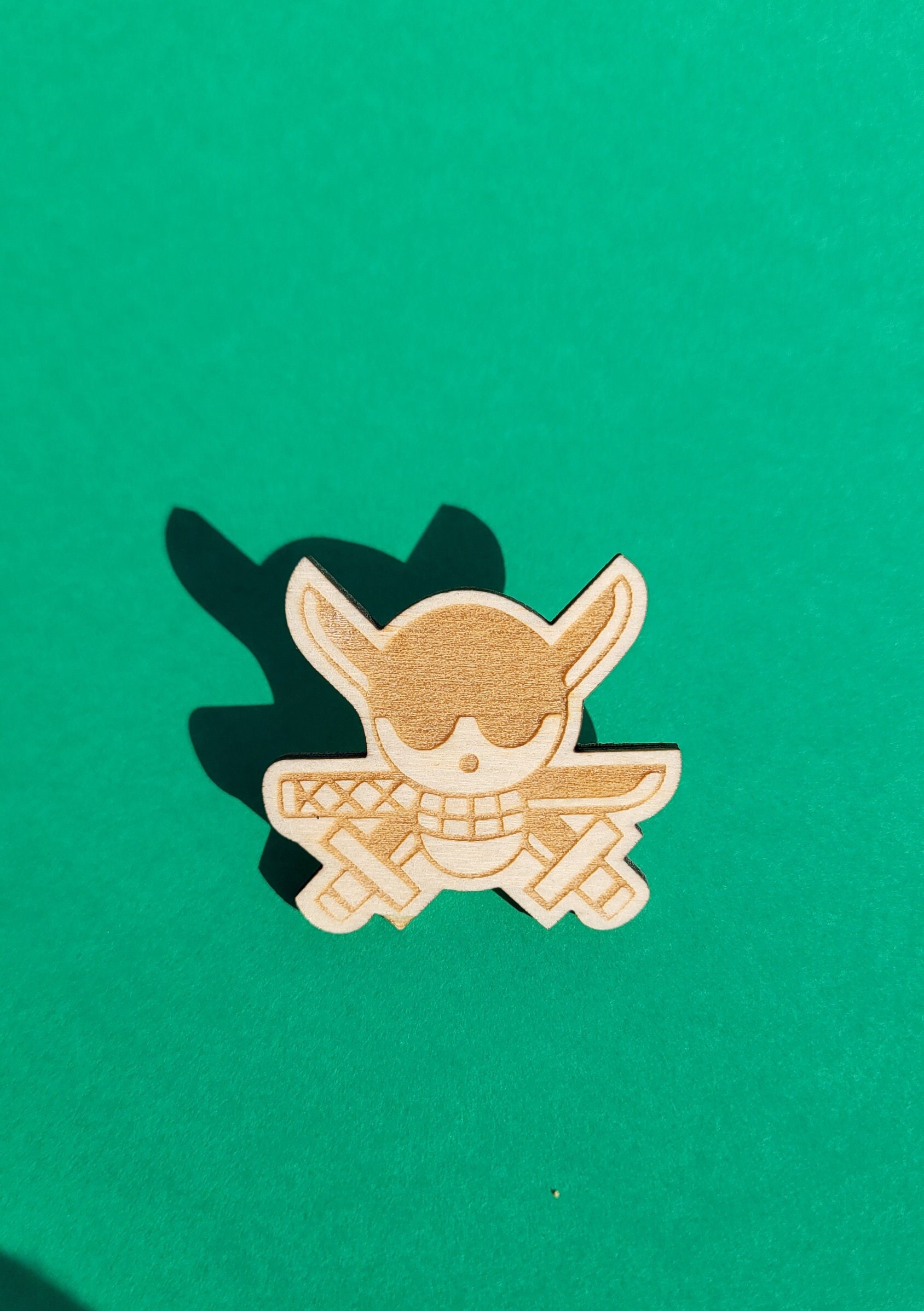 Strawhat Jolly Roger Pin - Etsy