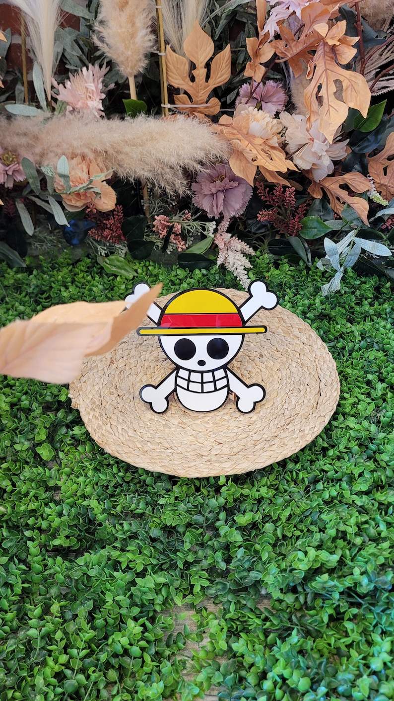 Strawhat Jolly Roger Acrylic Display Sign - Etsy