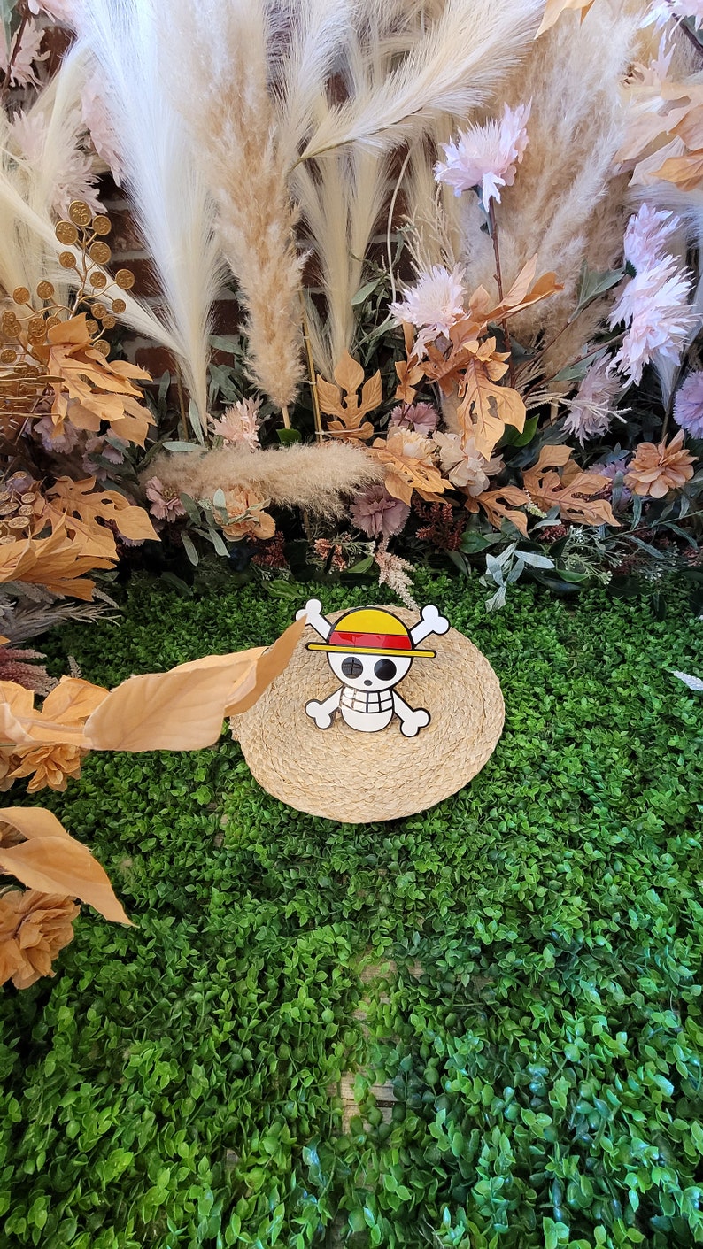 Strawhat Jolly Roger Acrylic Display Sign - Etsy
