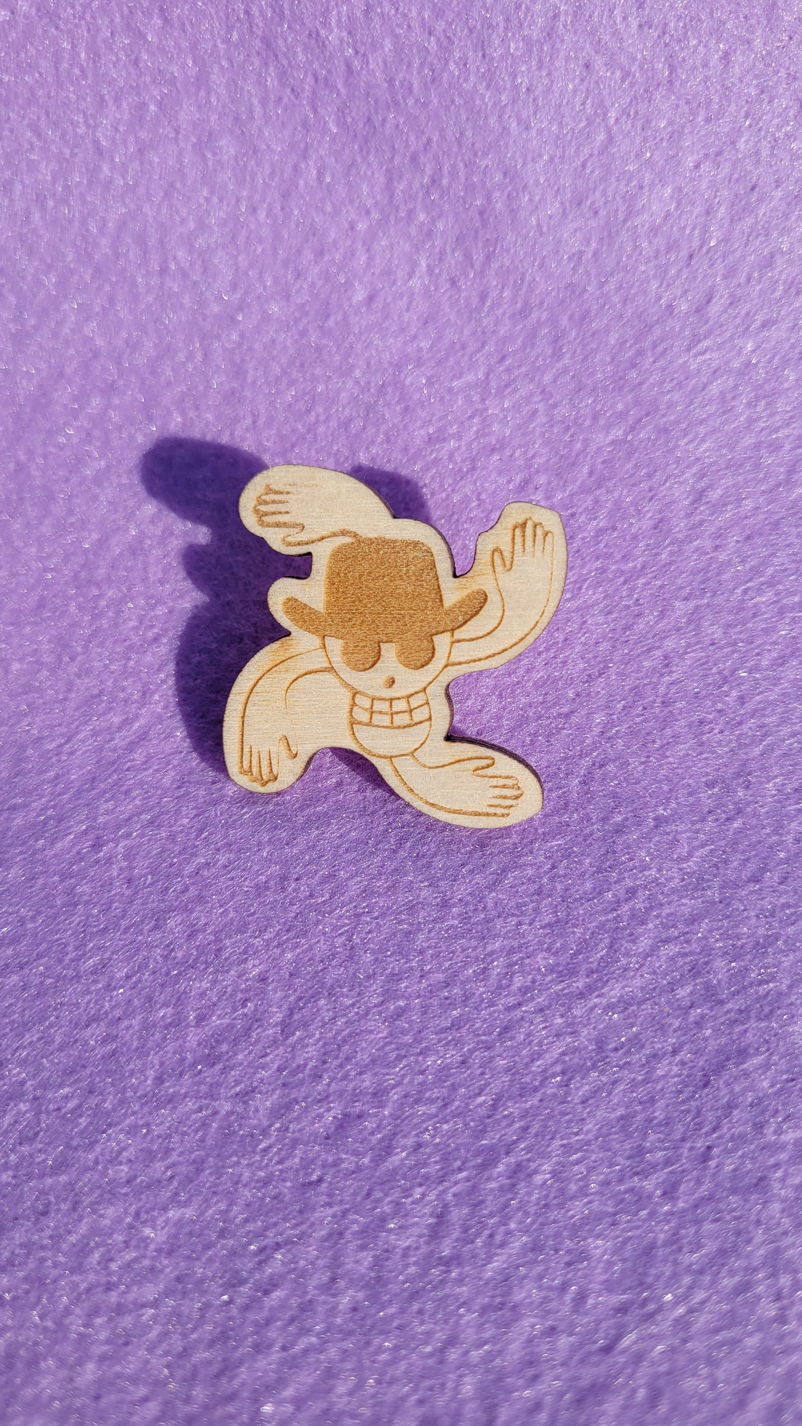 Strawhat Jolly Roger Pin - Etsy