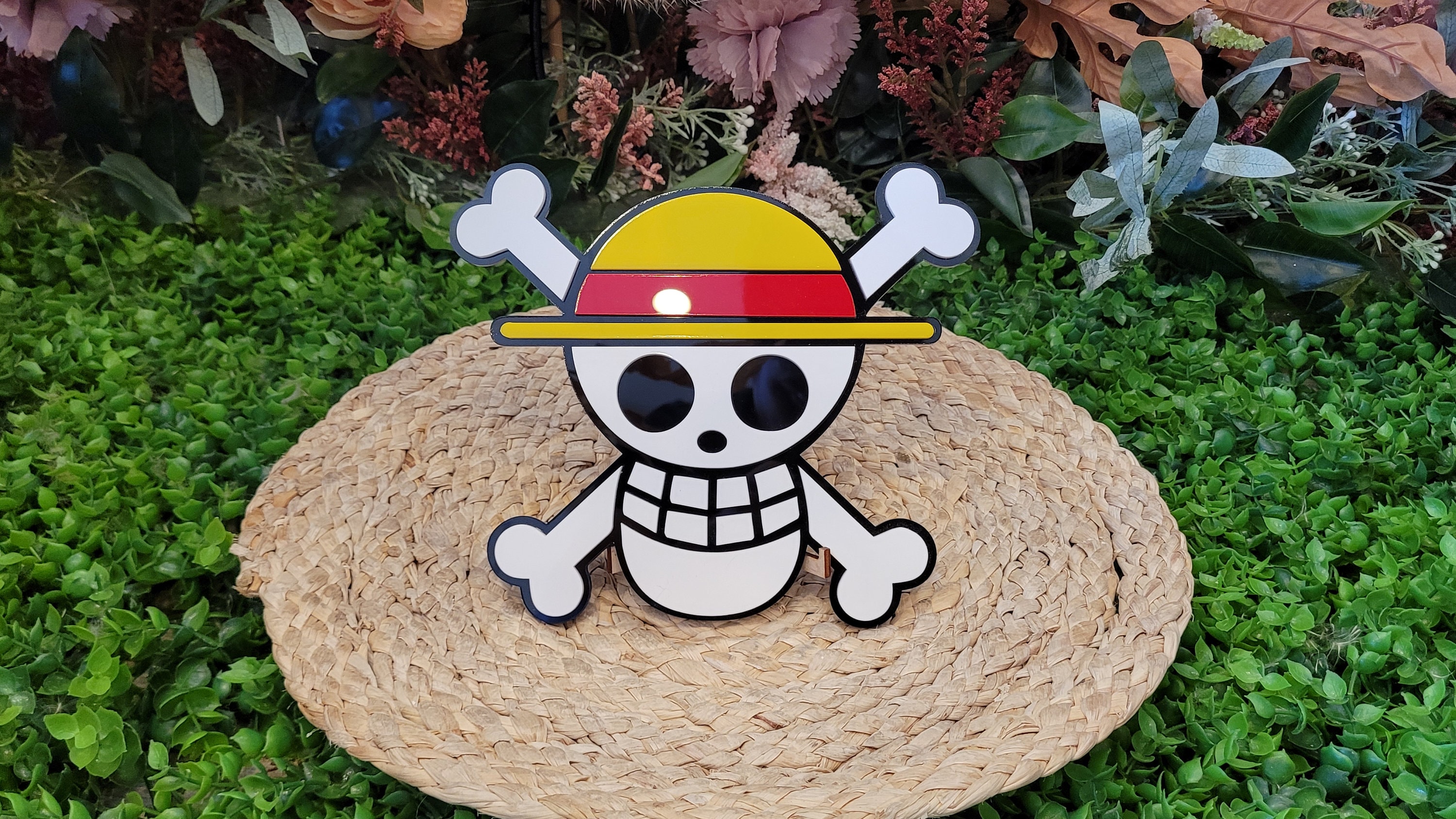 Strawhat Jolly Roger Acrylic Display Sign - Etsy