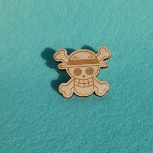 Strawhat Jolly Roger Pin - Etsy