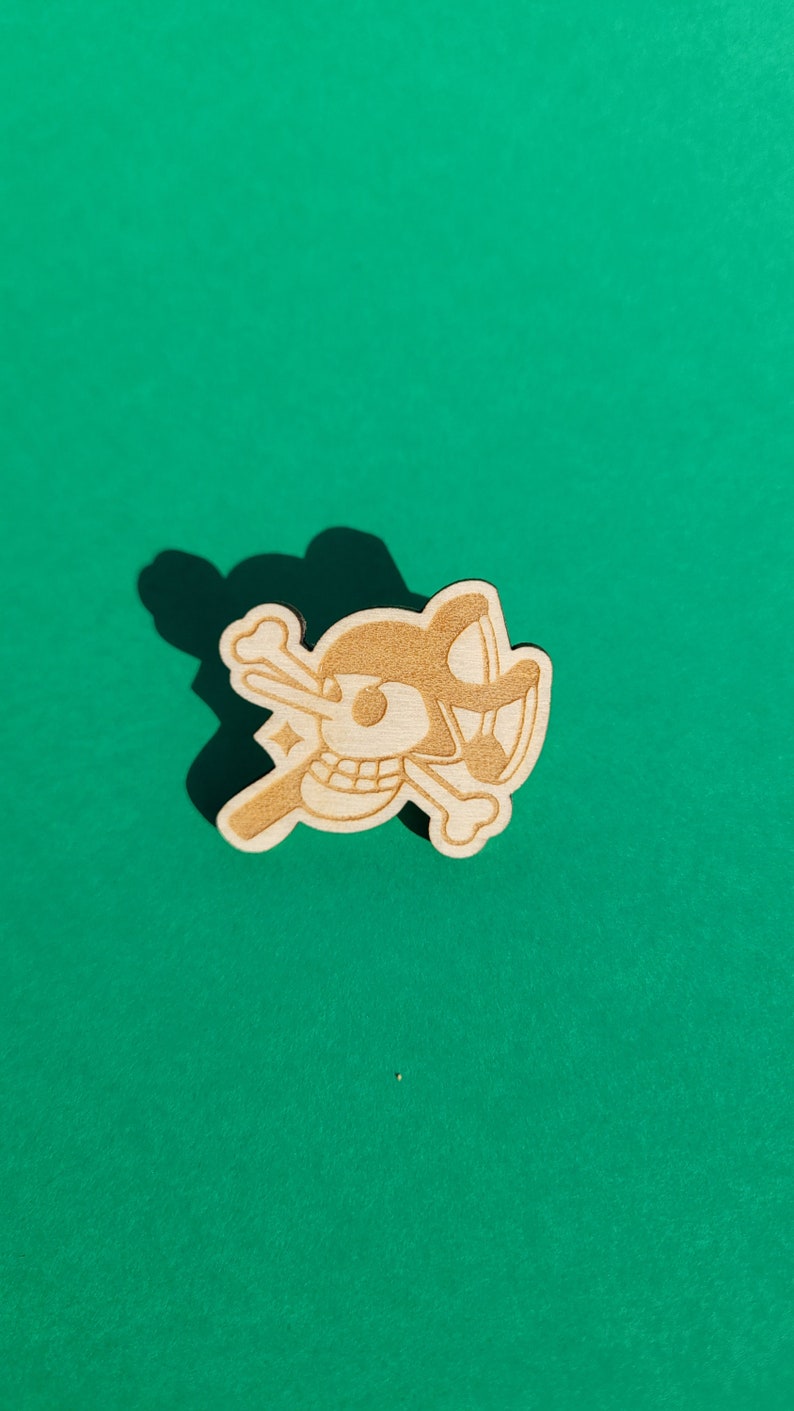 Strawhat Jolly Roger Pin - Etsy