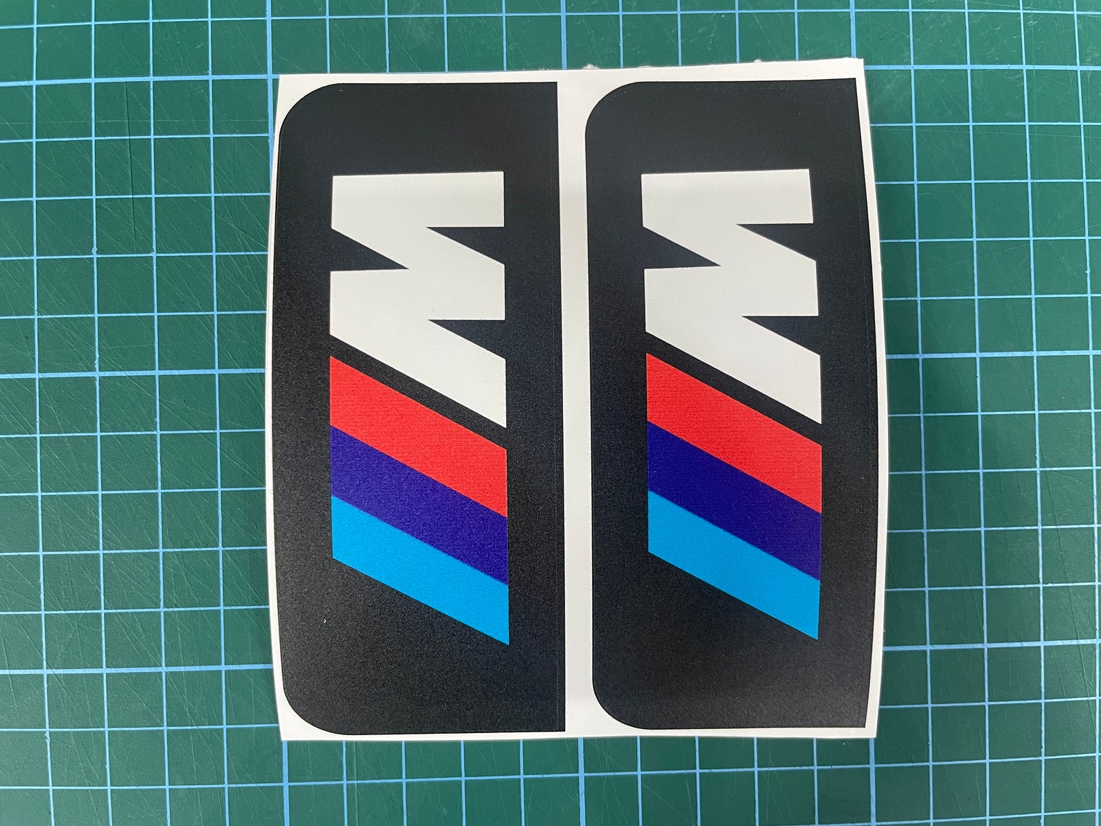 BMW M Sport Number Plate Badges Pair Adhesive Stick On - Etsy UK