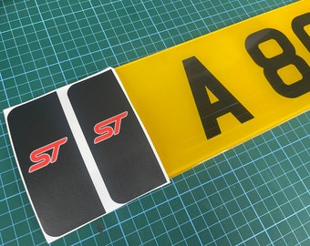 BMW M Sport Number Plate Badges Pair Adhesive Stick On - Etsy UK