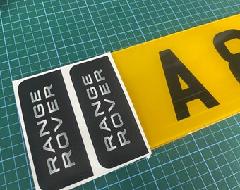 BMW M Sport Number Plate Badges Pair Adhesive Stick On - Etsy UK
