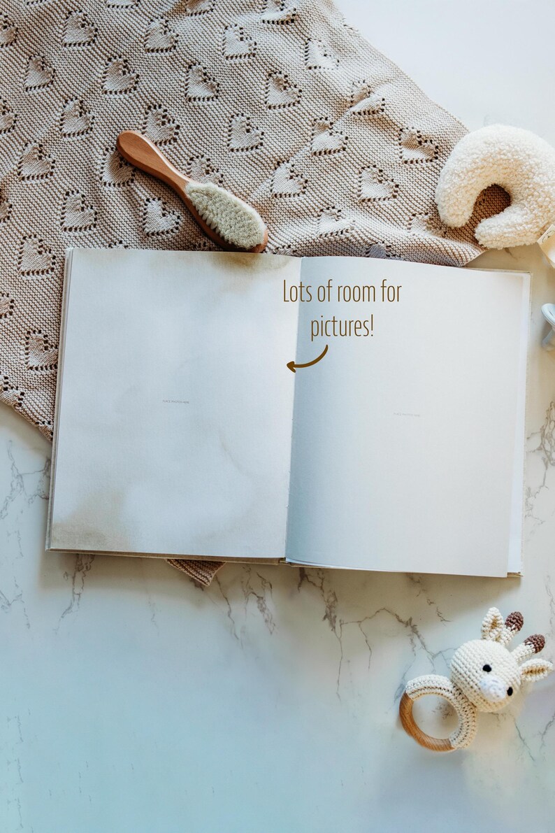 Baby Memory Book & Baby Photo Album, Baby Shower Gift, Gender Neutral ...