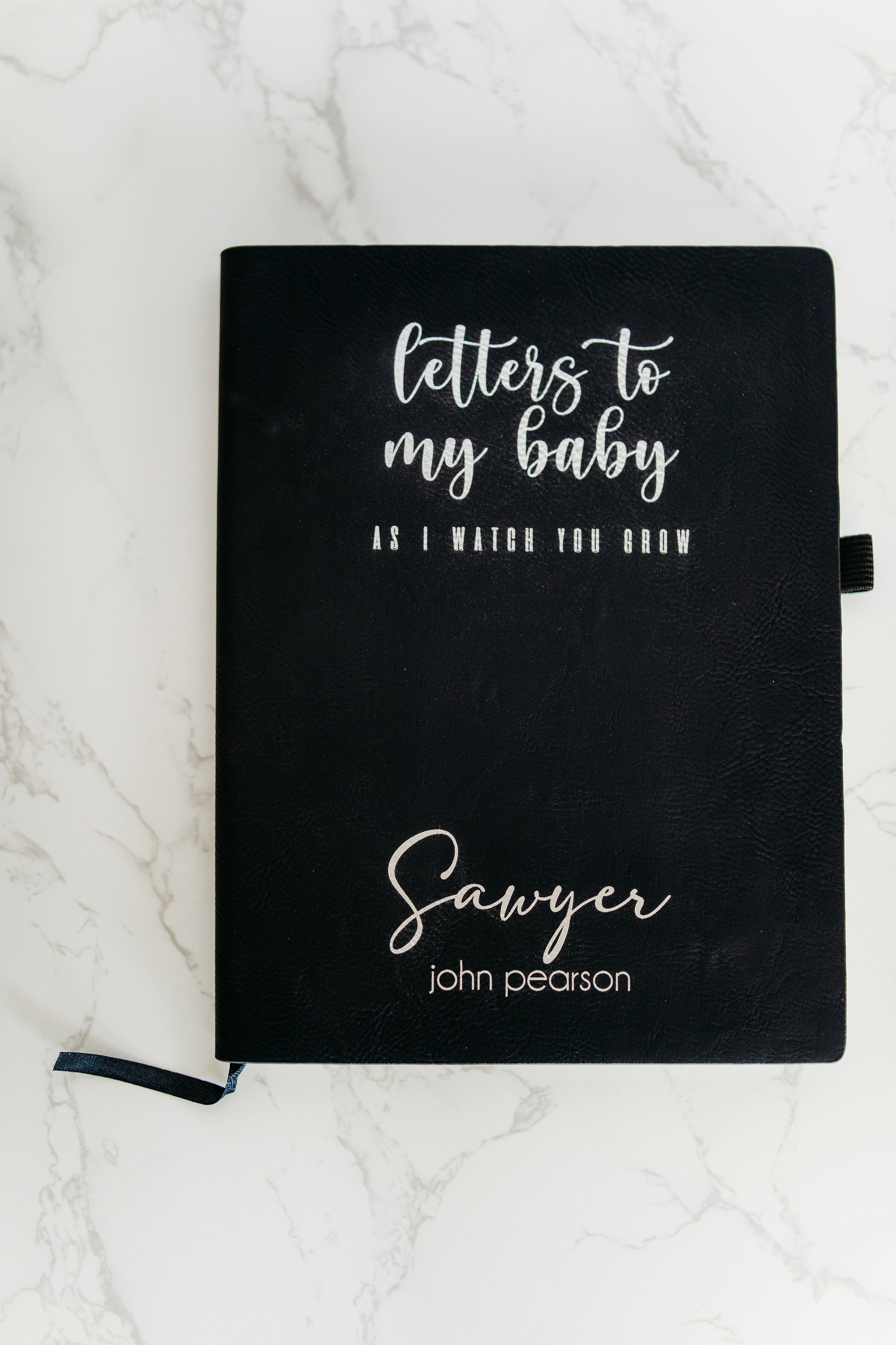 Personalized Leather Baby Journal: Letters to My Baby, Newborn Gift - Etsy