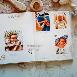 Baby Memory Book & Baby Photo Album, Baby Shower Gift, Gender Neutral ...