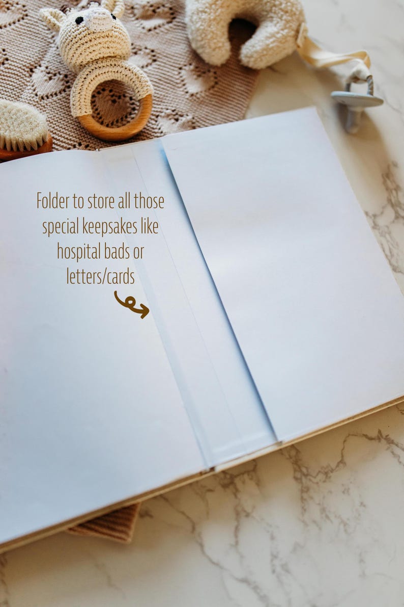 Baby Memory Book & Baby Photo Album, Baby Shower Gift, Gender Neutral ...