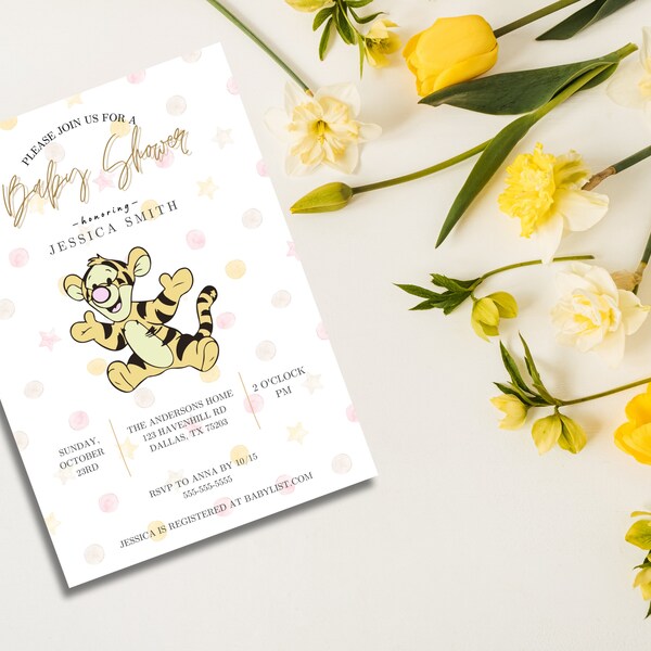 Tigger Baby Shower - Etsy