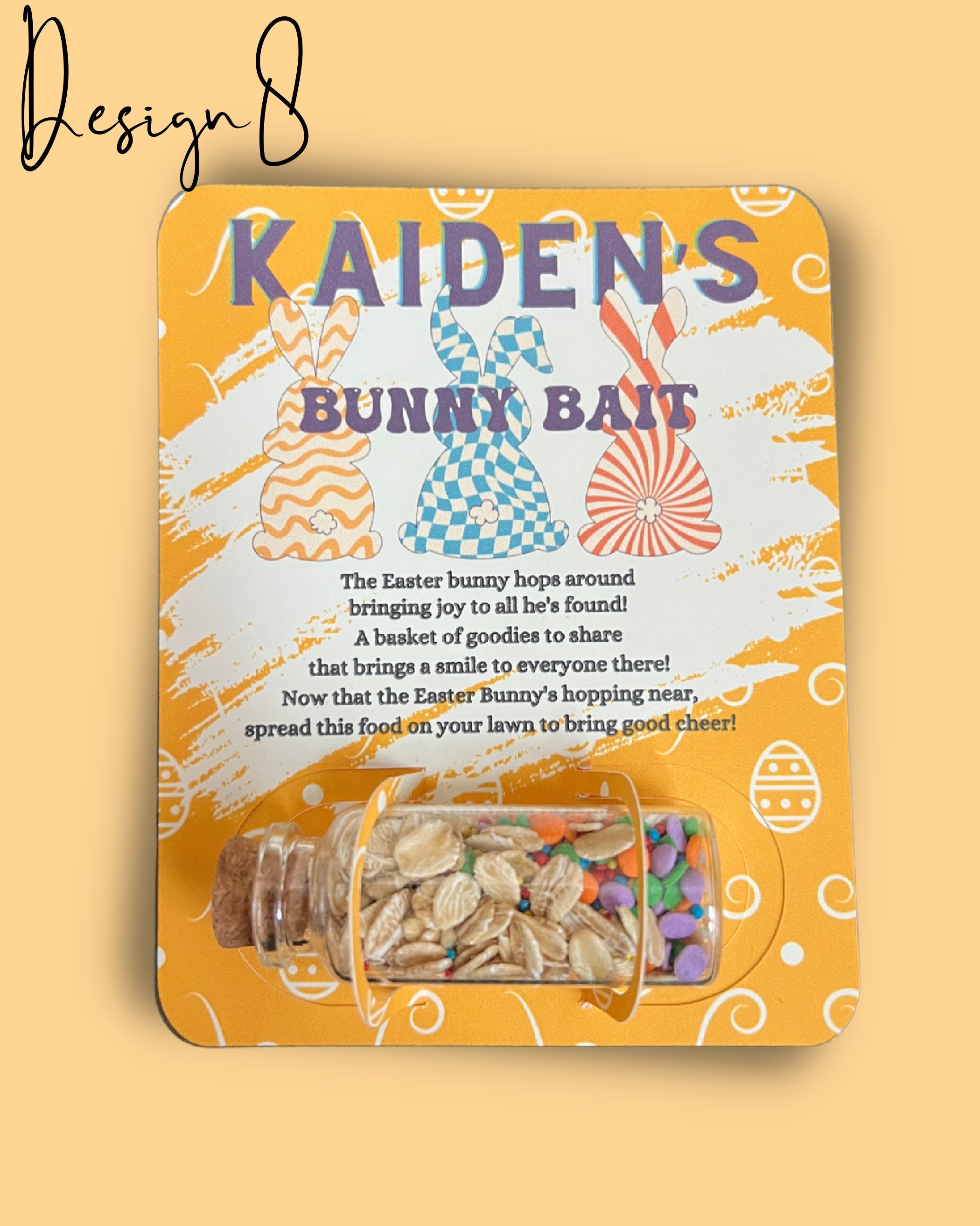 Easter Bunny Bait Cards Boy/girl, Easter Basket Stuffer, Easter Gifts ...