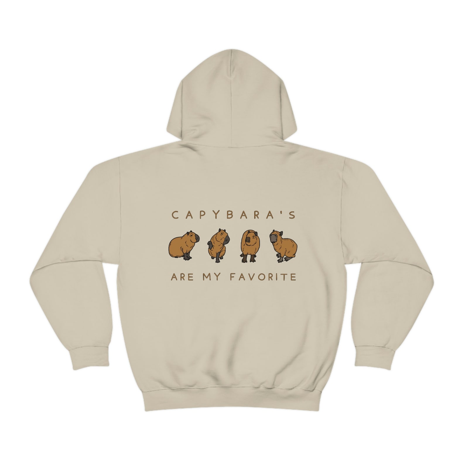 Capybara Hoodie Capybara Hoodie Capybara Animal Lover Hoodie Capybara ...