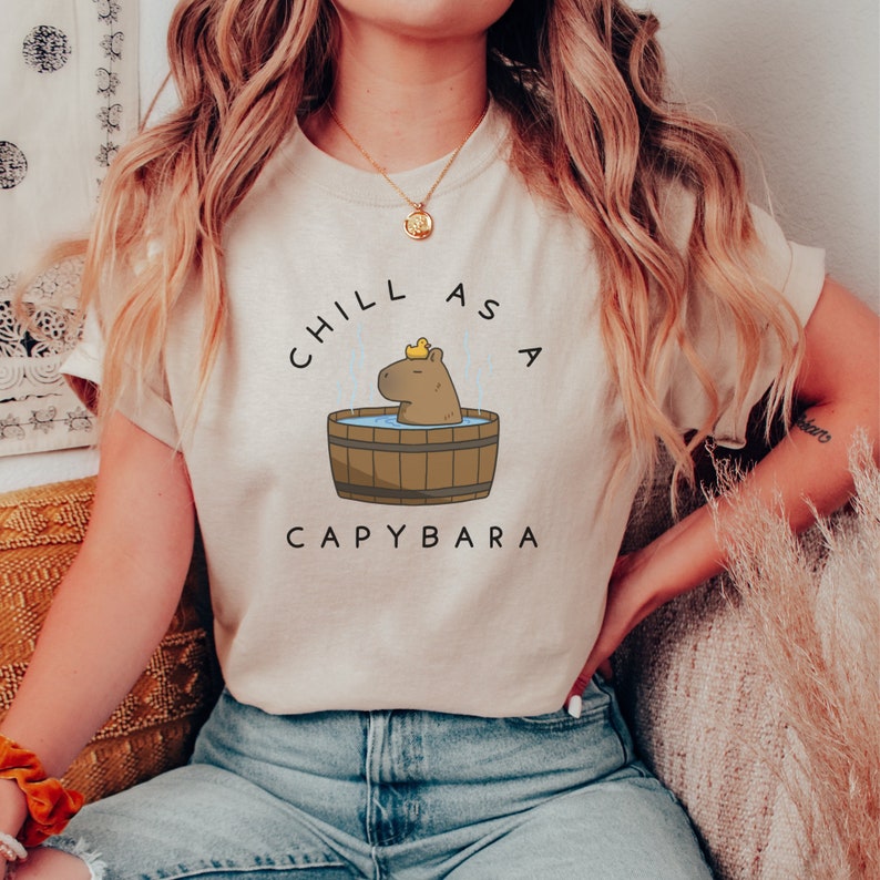 Capybara Shirt Capybara T Shirt Capybara Animal Lover Shirt Capybara ...