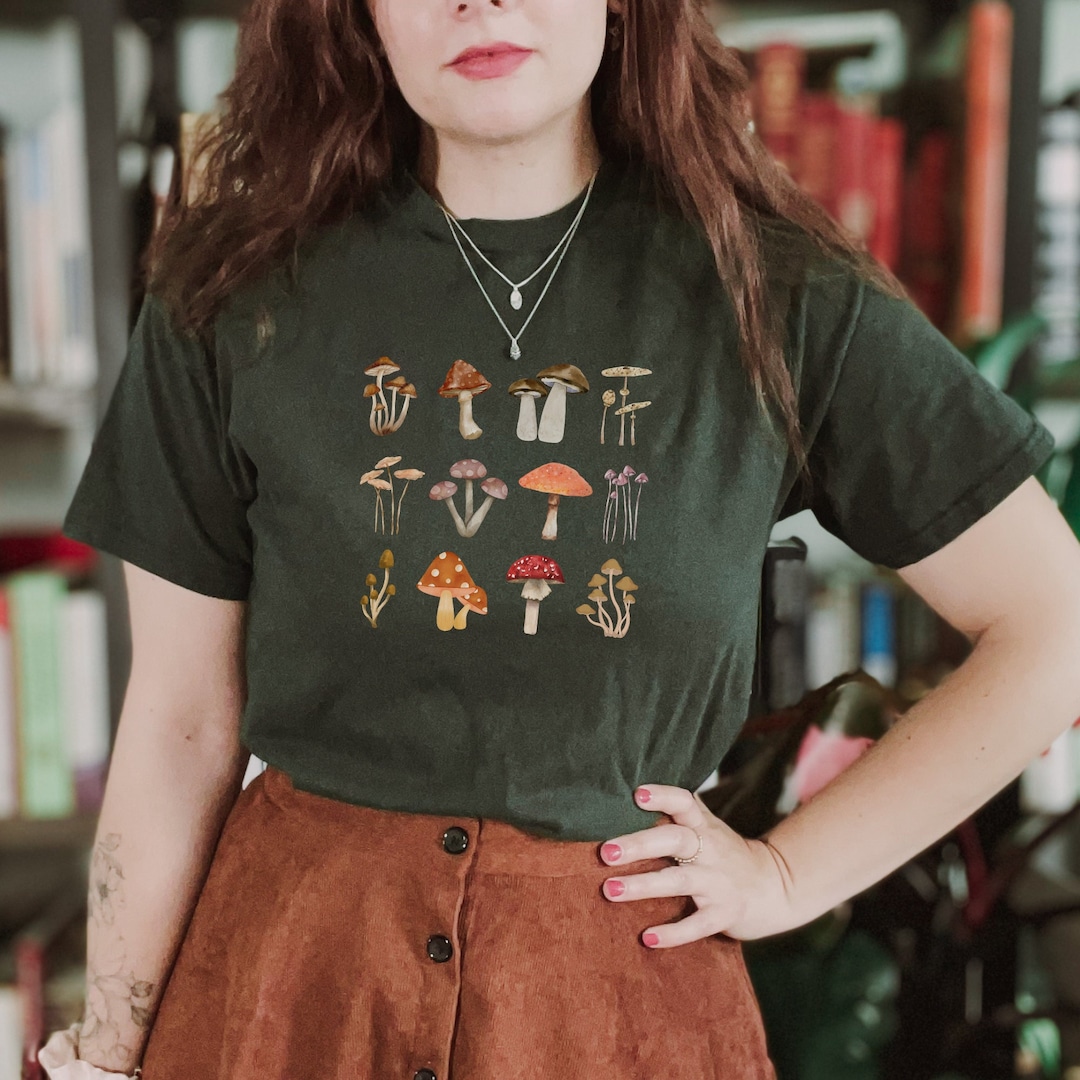 Goblincore Clothing Goblincore Shirt Goblincore Frog Shirt Mushroom ...