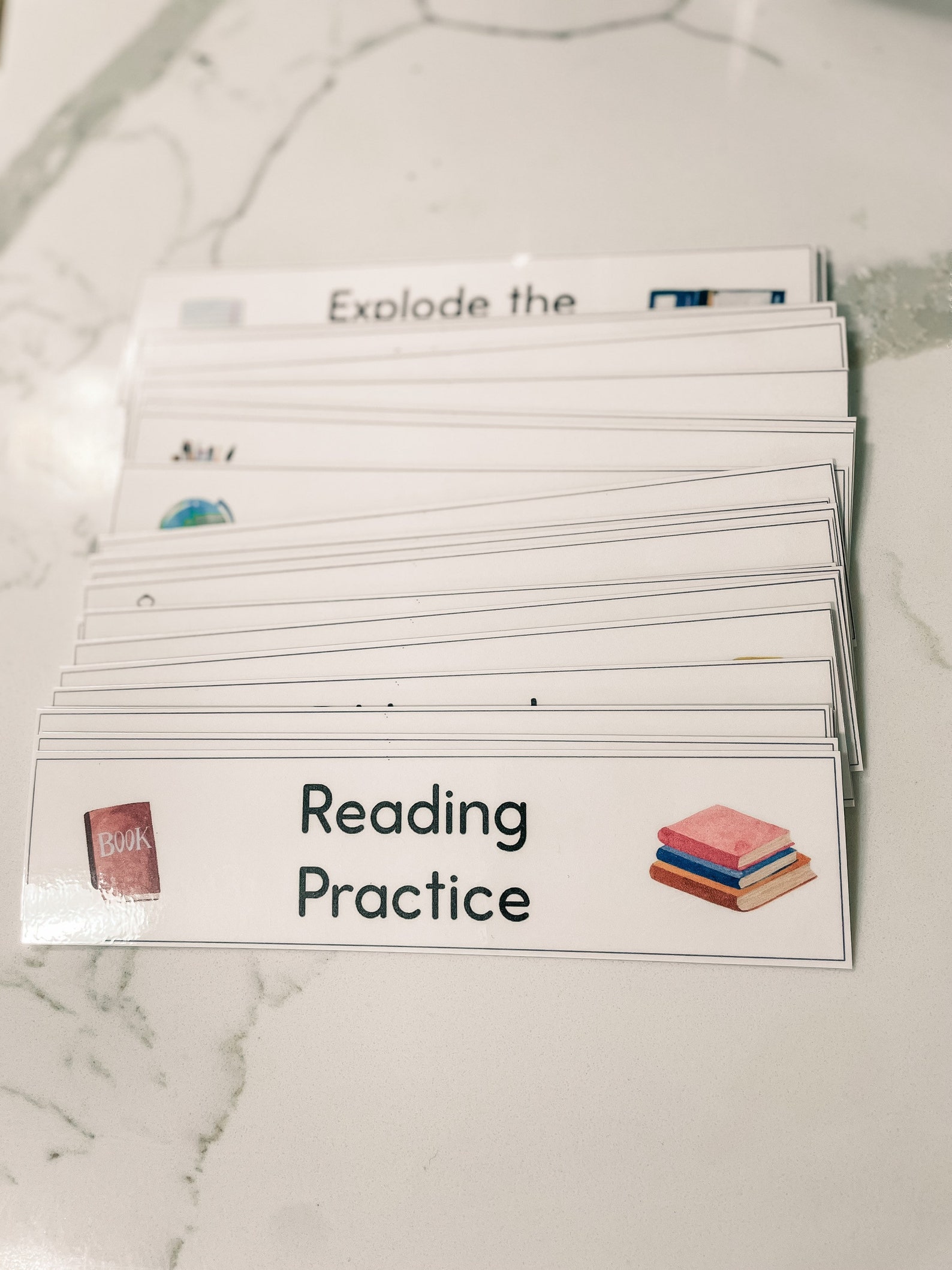 Homeschool Rhythm and Routine Visual Cards - Etsy