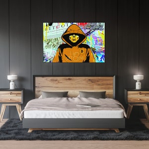 I AM SATOSHI - Poster Framed, Crypto Bitcoin Pop Art a Wall, Gift for ...