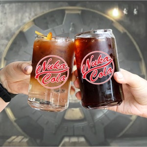 Fallout Nuka Cola Glass 16oz Soda Can Shape Cinema Grade Gift for Any ...
