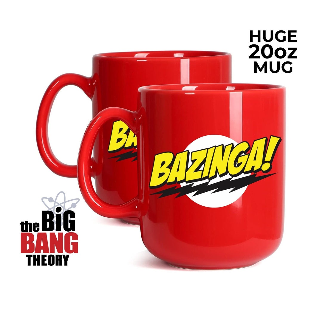 The Big Bang Theory Jumbo Coffee Mug Bazinga Premium Huge 20oz ...