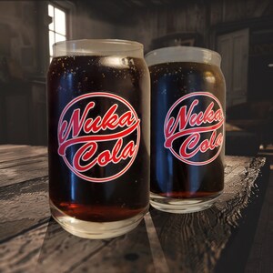 Fallout Nuka Cola Glass 16oz Soda Can Shape Cinema Grade Gift for Any ...