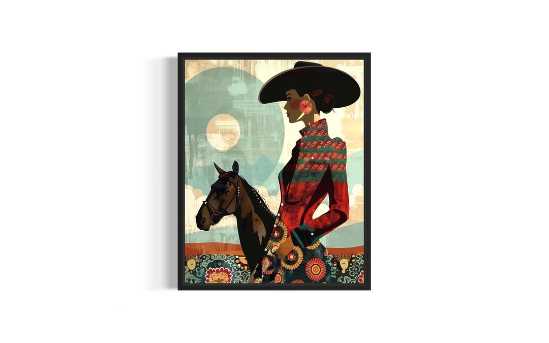 Spanish Art Poster Art Print, Vintage Retro South America Painting Wall ...