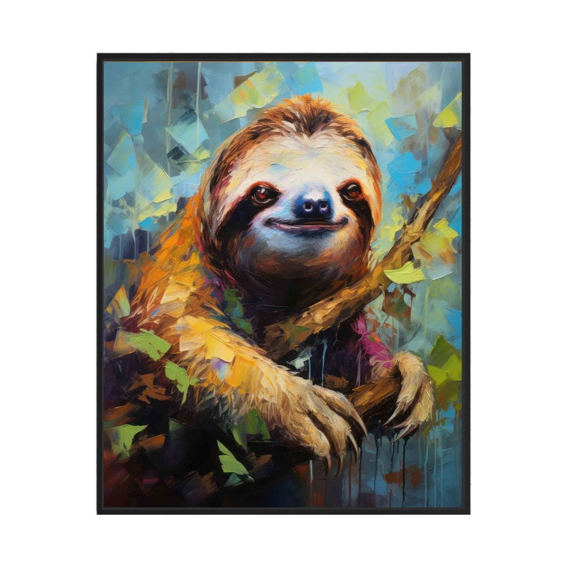 Sloth Painting - Etsy