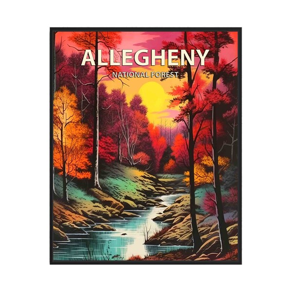 Allegheny National Forest Poster - Etsy