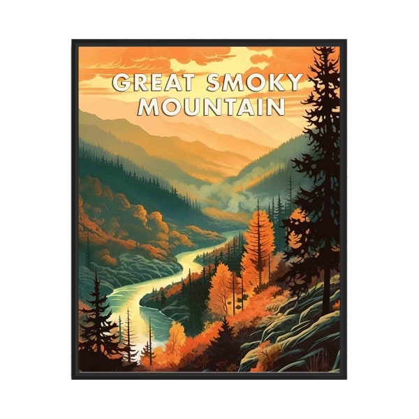 Smoky Mountains Poster - Etsy