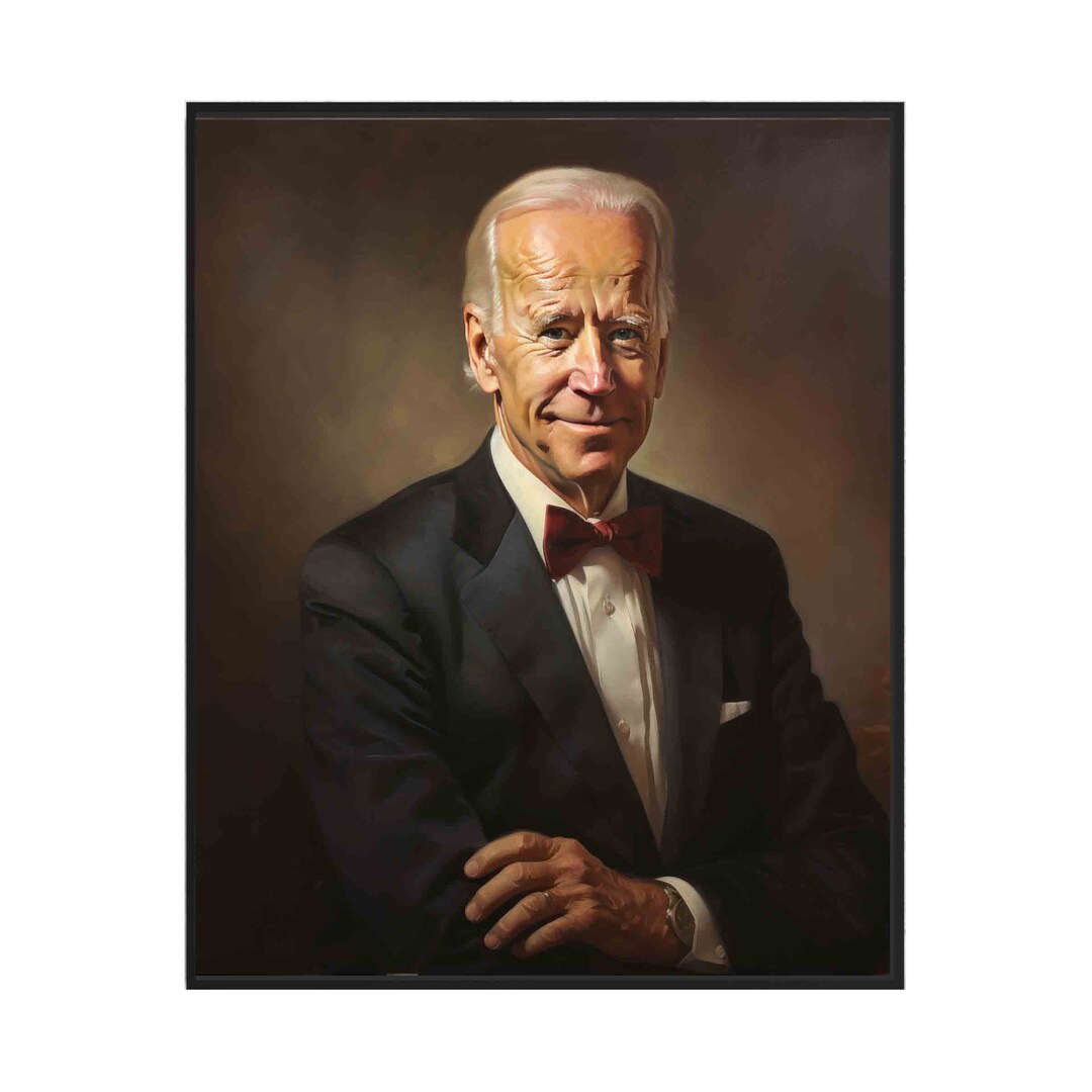 Joseph R. Biden Poster Art Print, US President Wall Decor Painting ...