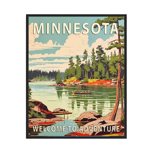 Minnesota Print - Etsy