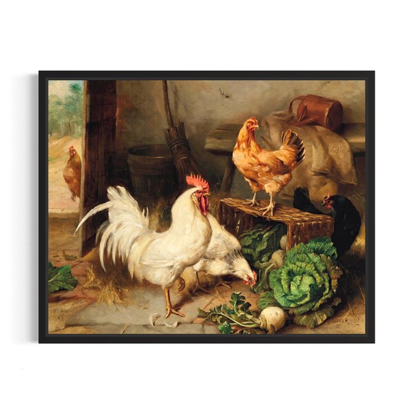 Chicken Poster - Etsy