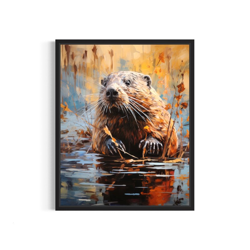 Beaver Art - Etsy