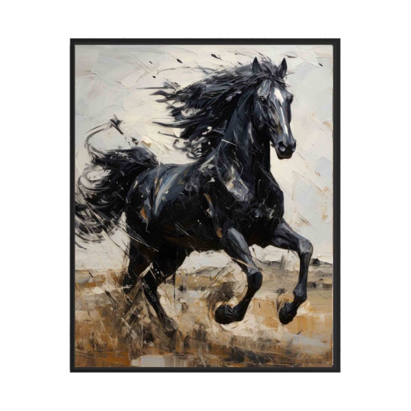 Black Stallion Poster - Etsy