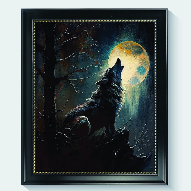 Wolf Poster - Etsy