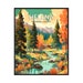 Sierra National Forest Poster Art Print, Retro National Park Gifts - Etsy