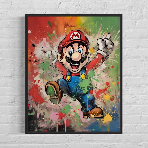 Mario Art - Etsy