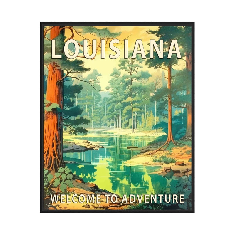 Louisiana Print - Etsy