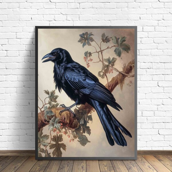 Raven Artwork - Etsy