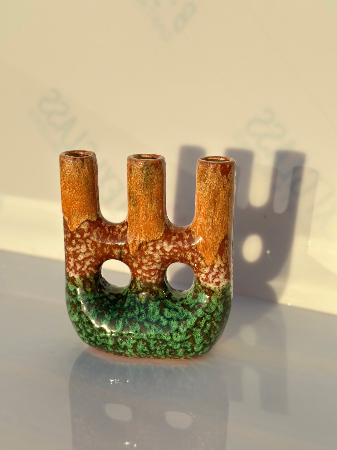 Moroccan Berber Pottery, Decoration Flower Vase, Bohemian Decor, Modern ...