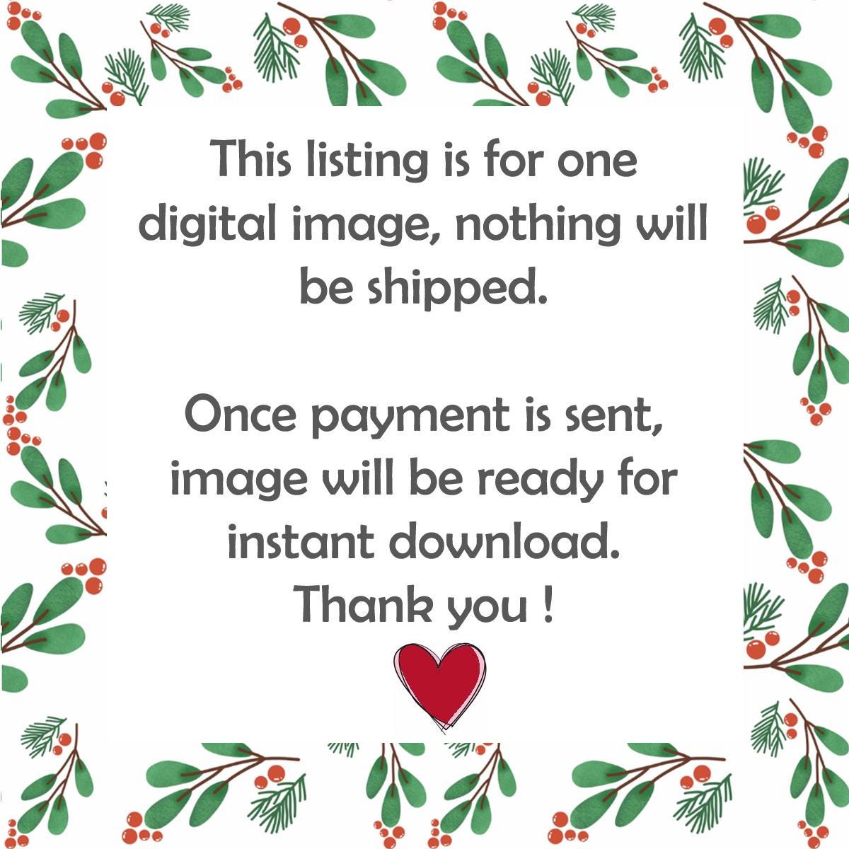 Christmas Tree Digital Download/ PNG FILE - Instant Download ...