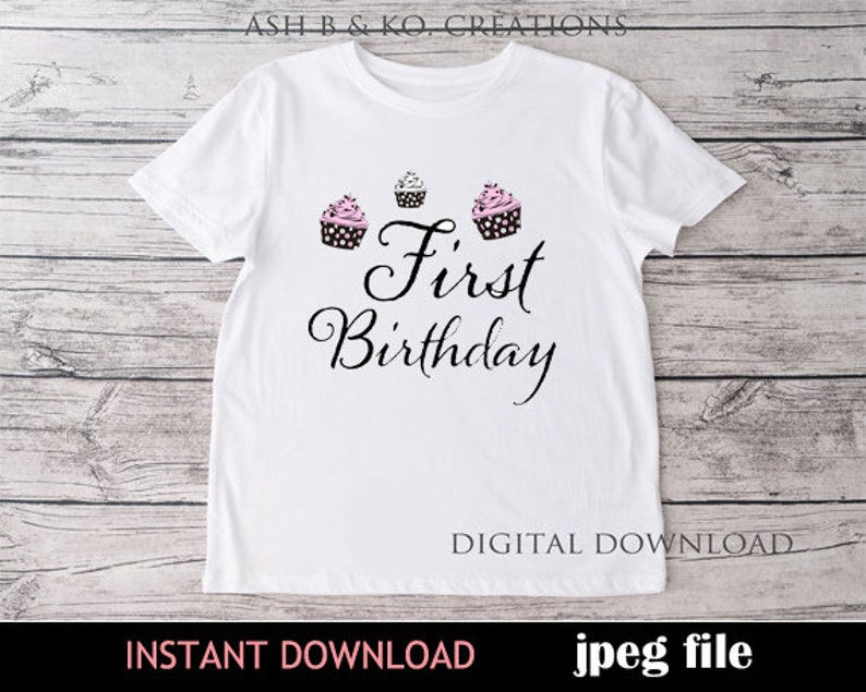 First Birthday Designs / Sublimation / Card Making / Crafting / Jpeg ...