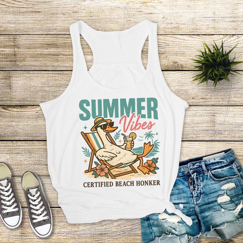 Summer Vibes, Certified Beach Honker, Trendy Summer PNG File, Beach ...