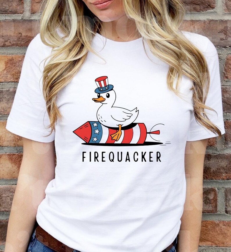 Firequacker PNG, 4th of July Sublimation, Patriotic Png, Cute T-shirt ...