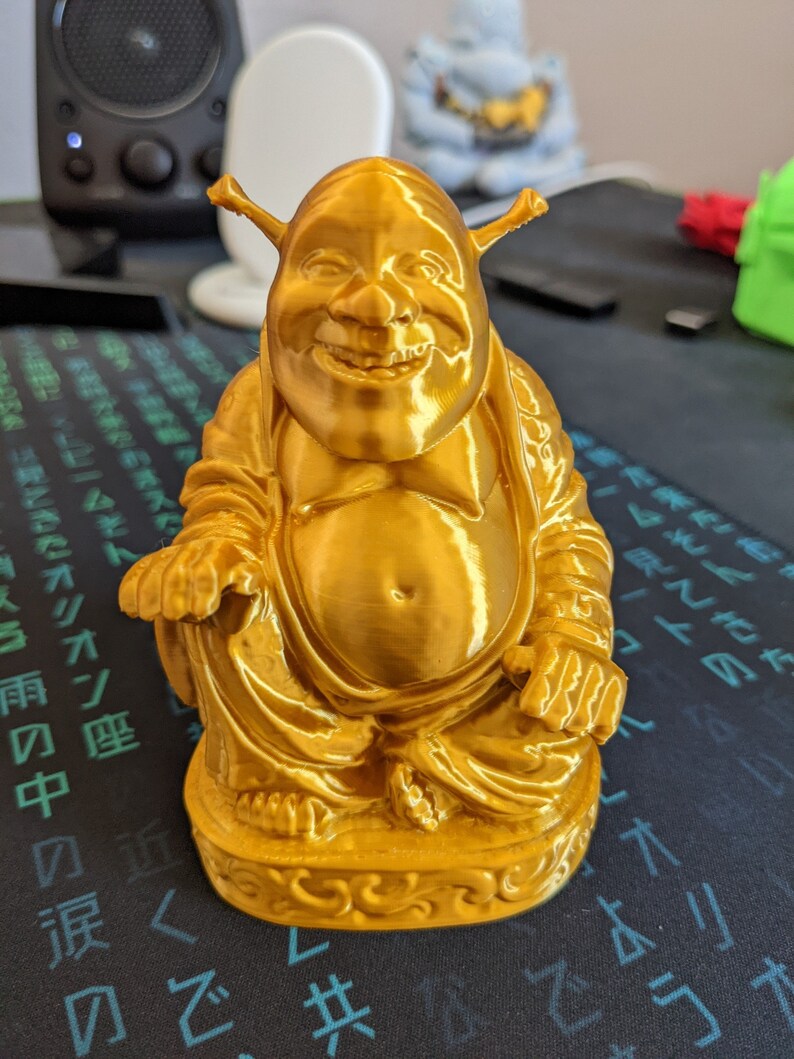 Shrek Buddha Statue - Etsy