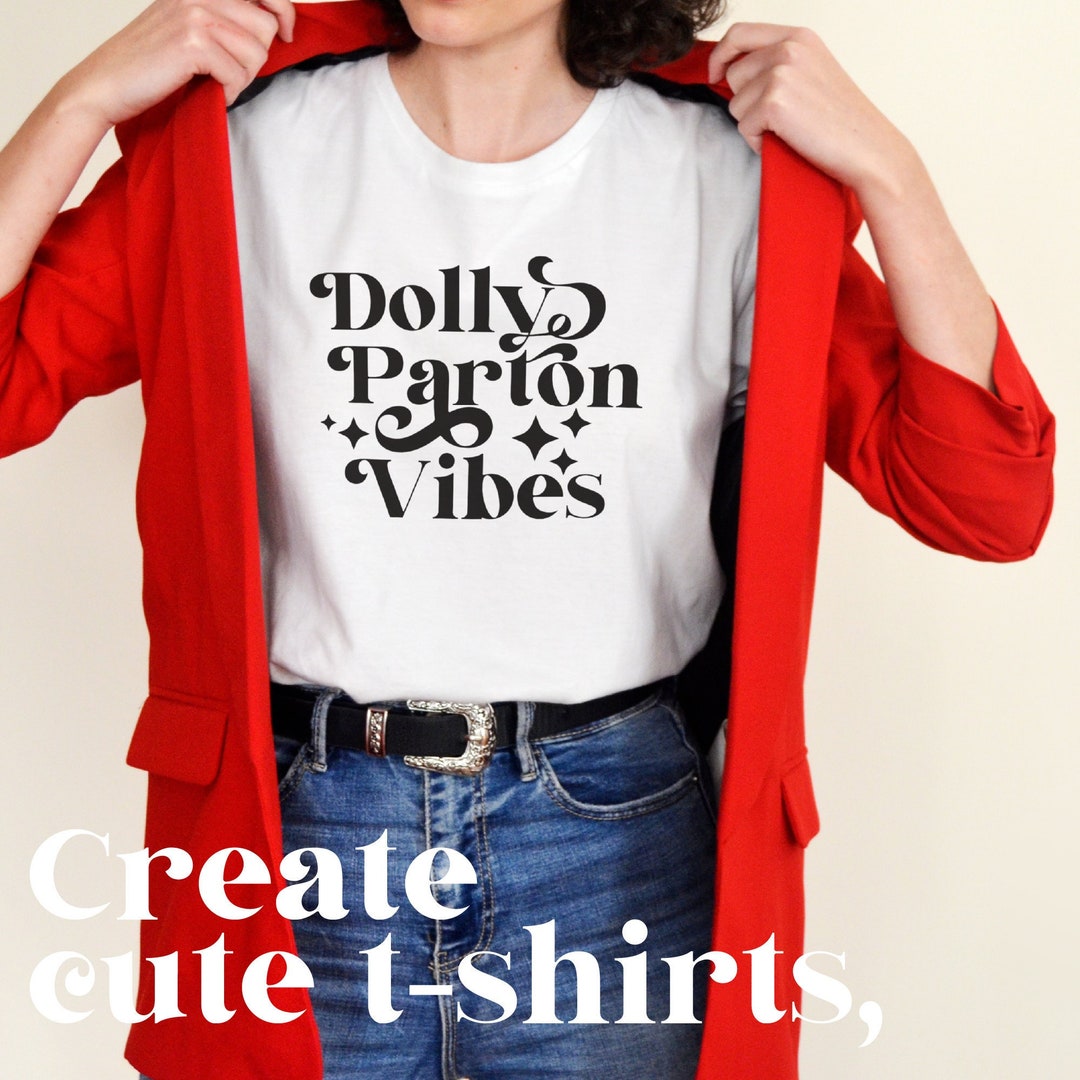 Dolly Parton Vibes | SVG EPS Cut File, PNG for Sublimation Print ...