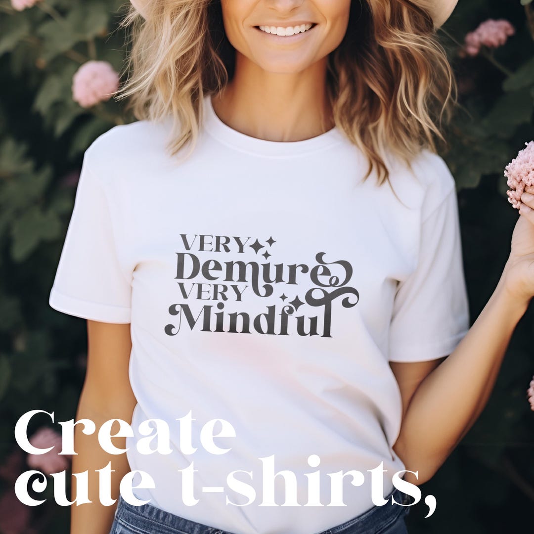 Very Demure Very Mindful | Commercial Use | SVG EPS Cut File, PNG for ...