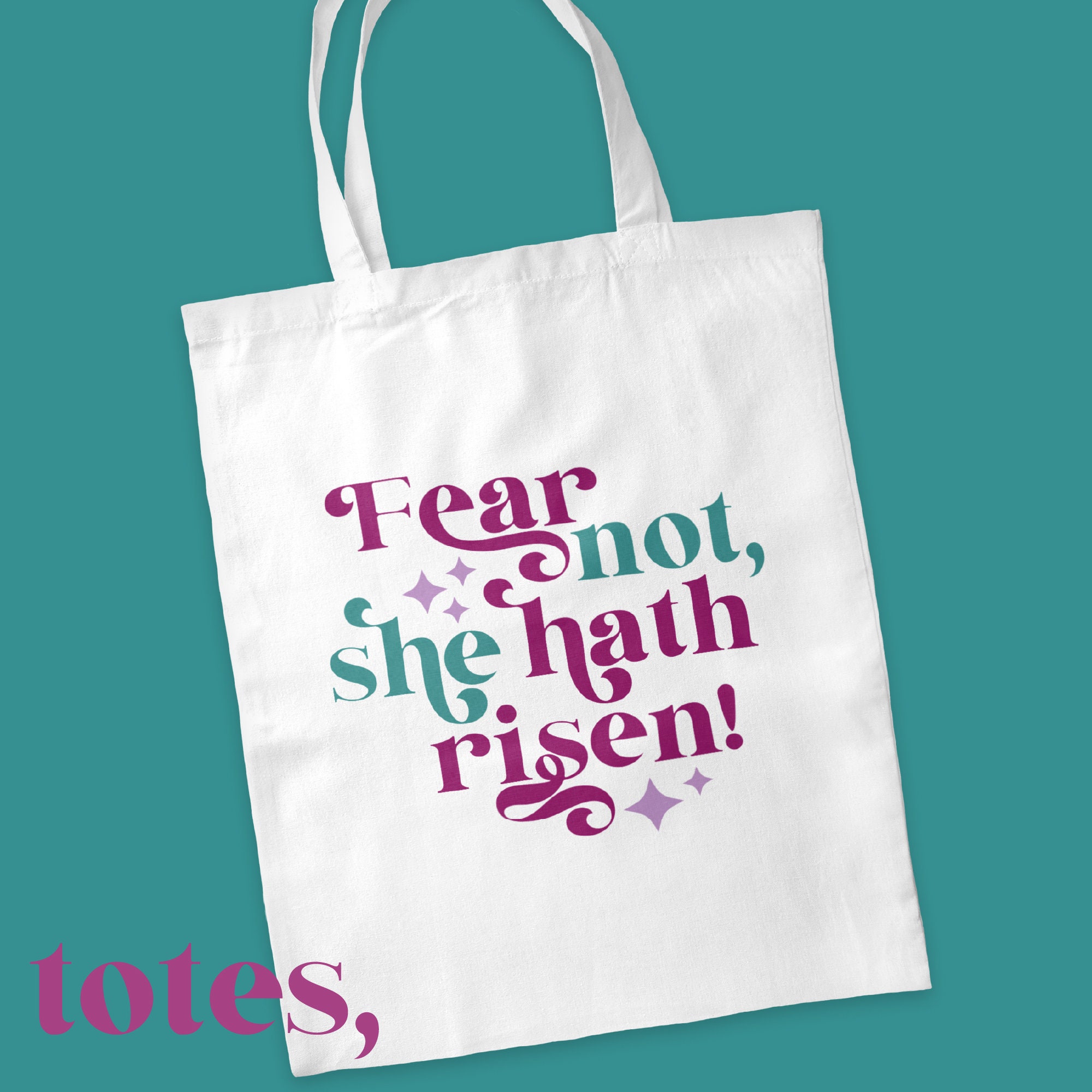 Fear Not, She Hath Risen SVG EPS Cut File, PNG for Sublimation Print ...