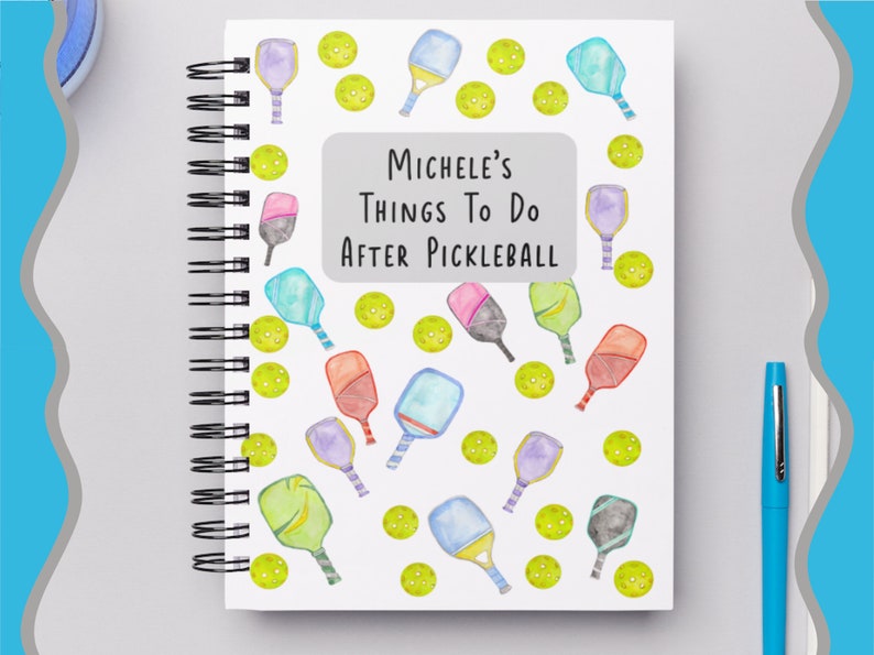 Pickleball Notepad Personalized, Things to Do After Pickleball Notepad ...