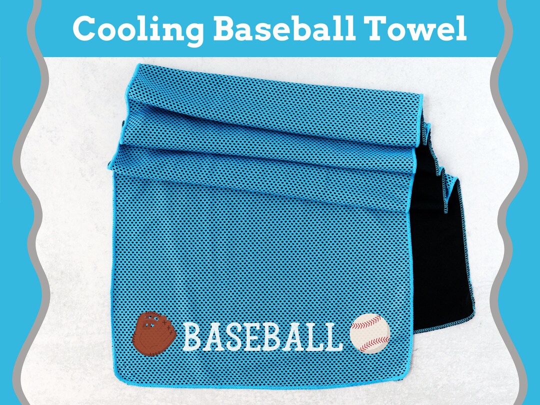 Cooling Baseball Towel, Stocking Stuffer, Team Gifts, Personalized ...